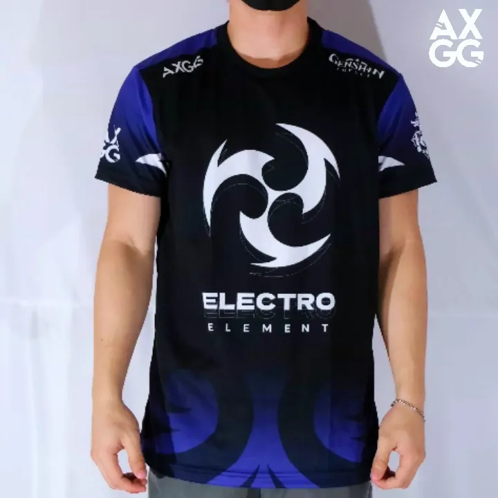 AXGG " Genshin Impact Elements " Gaming Shirt | Lazada PH