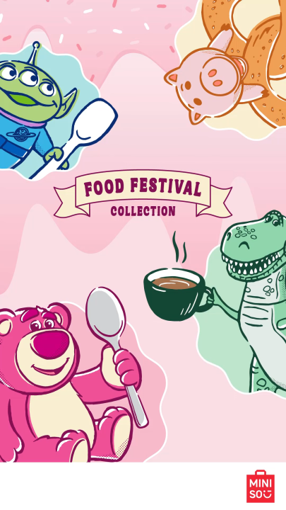 MINISO แม่เหล็กติดตู้เย็น Disney Pixar Food Collection | Lazada.co.th