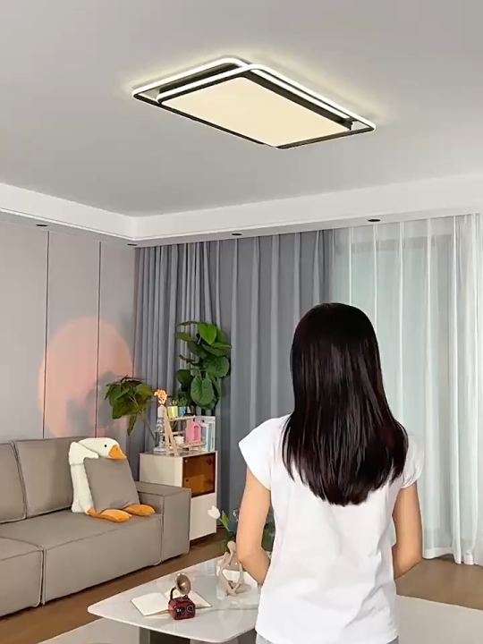 LED Living Room Light Modern Simple Atmosphere Whole House Lighting ...