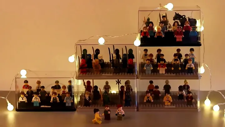 【COD】Building Block Box Acrylic Display Box Building Blocks 3 Layers Display Case Transparent ...