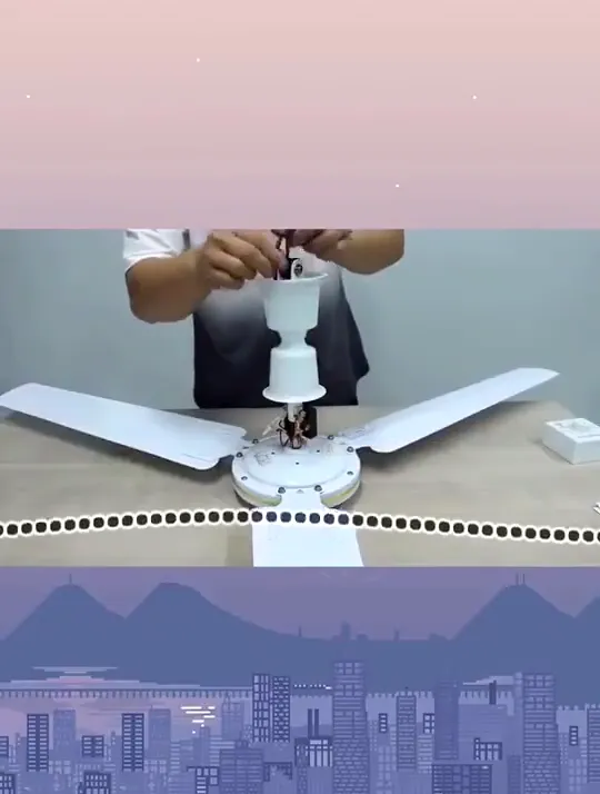 Inverter Ceiling Fan Heavy Duty Strong Wind For Living Room Steel 3 ...