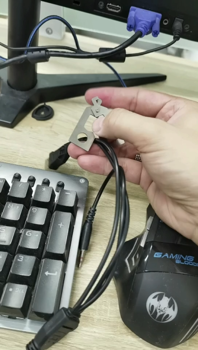 🔥 Multifunctional Cable Security Lock Kit for PC+Monitor+Cable ...