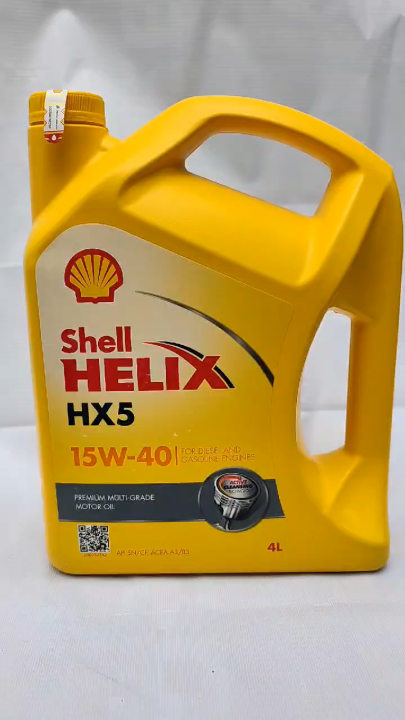 OLI SHELL HELIX HX5 - 10W-40 | HX5 4 LITER ORIGINAL | Lazada Indonesia