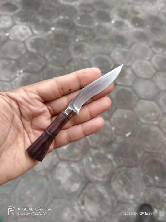 Pisau imut kecil mini sama sarung kulit asli | Lazada Indonesia