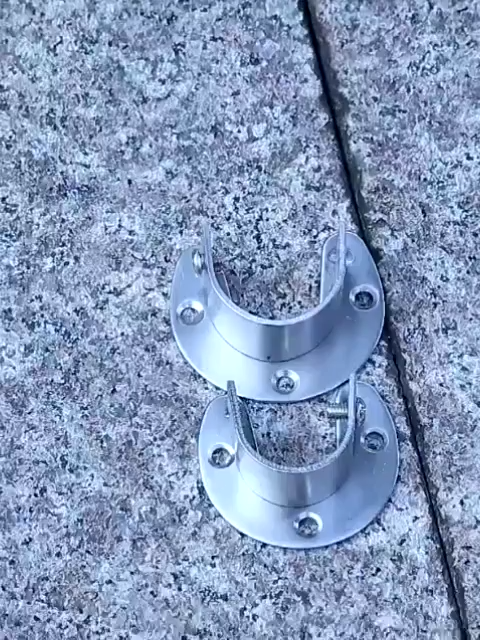 U Shaped Flange 304 Stainless Steel Open Flange Seat The Clothes Rail ...