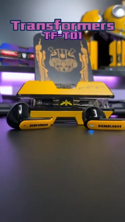 Transformers TF-T01 Bluetooth Earphone Wireless Earphone Bumblebee ...