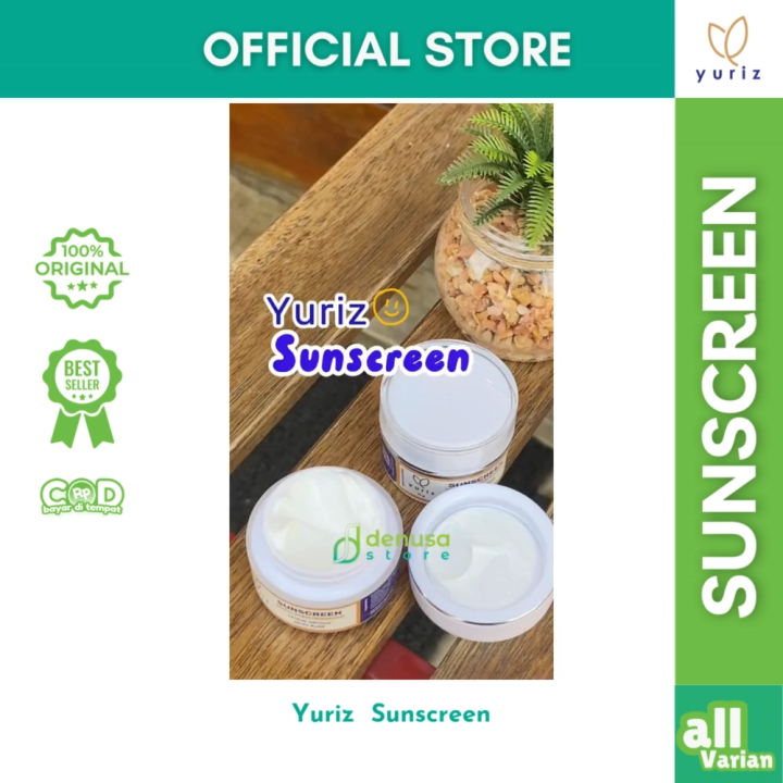 Yuriz Sunscreen with Niacinamide | Sunblock SPF30 Skincare Melindungi ...