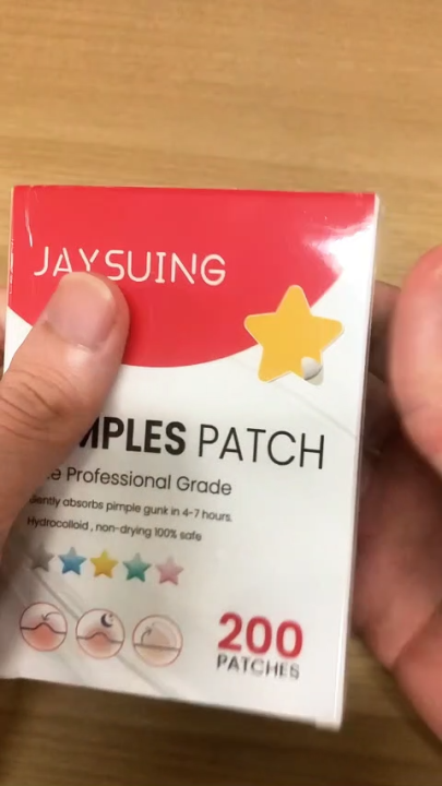 แผ่นแปะสิว รูปดาว 200 ดาว น่ารัก สีสันสดใส กันน้ำ Acne Patches | Lazada.co.th