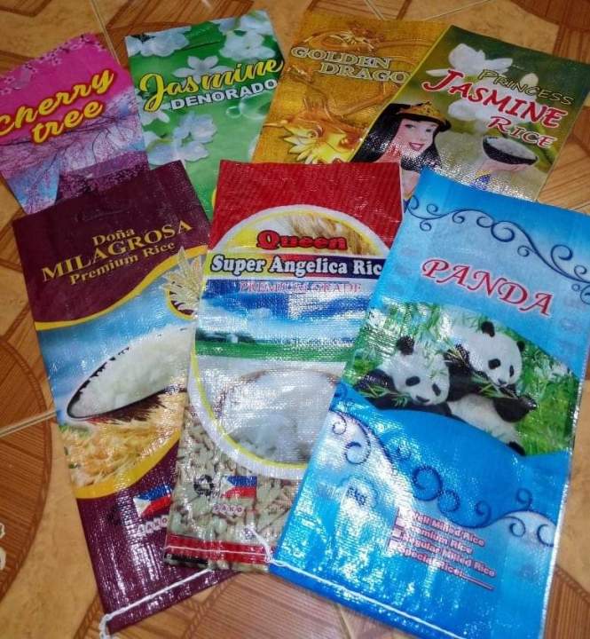 DOUBLE LAMINATED RICE SACKS 5KG CAPACITY (SAKO ONLY - WALANG LAMAN ...