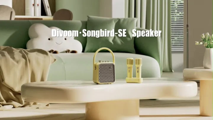 Divoom SongBird‑SE 18W Portable Karaoke Bluetooth Speaker – Dual ...