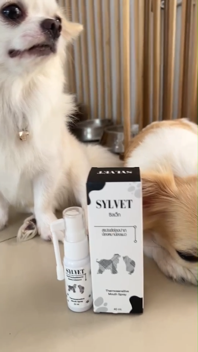Sylvet น้ำยาดับกลิ่นปากหมาแมว สเปรย์ช่องปาก สำหรับสุนัขและแมว | Lazada.co.th