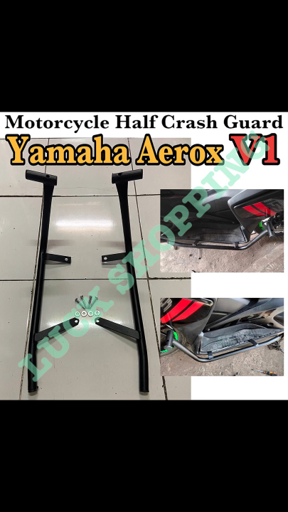 Yamaha Aerox V1 Good Quality Motorcycle Half Crash Guard Pair Made in ...