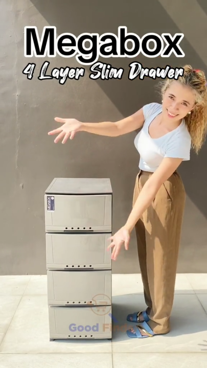 Megabox MG-164 (4 & 5 Layers Slim Drawer Boho Series ) | Lazada PH