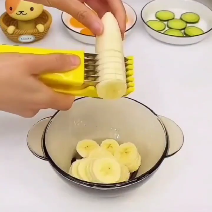Banana Slicer Stainless Steel Fruit And Vegetable Shredder With ...