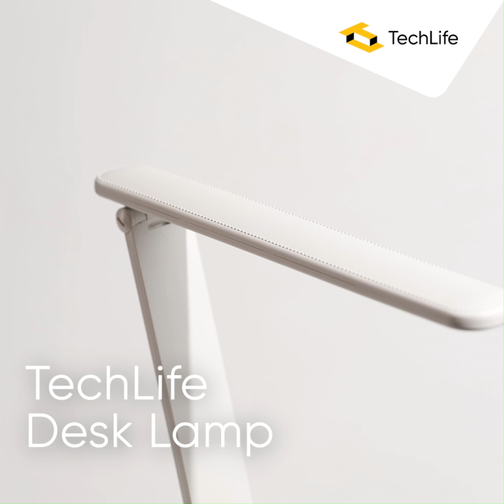 TechLife Desk Lamp | 180° Omni-Directional Angle Adjustment | Built-in ...