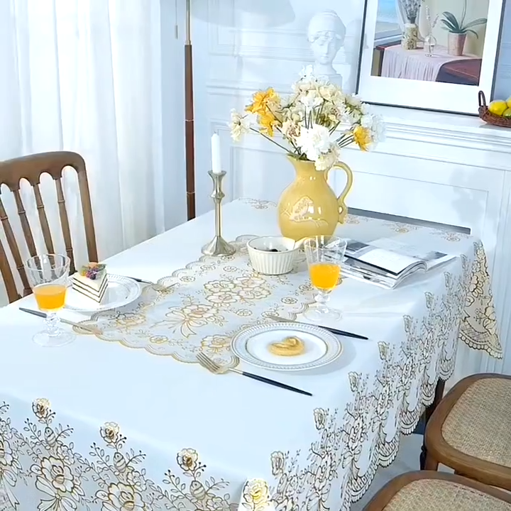 Taplak Meja Makan Motif Batik Alas Meja Ruang Tamu Anti Air Ukuran ...