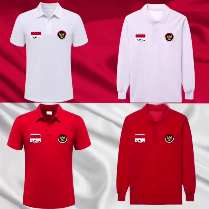 TSHIRT KAOS POLO MERAH PUTIH CEREMONY KEMERDEKAAN RI | Lazada Indonesia