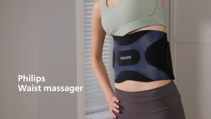 Philips Slimming Belt EMS Waist Trainer Waist mesin urut badan belakang ...