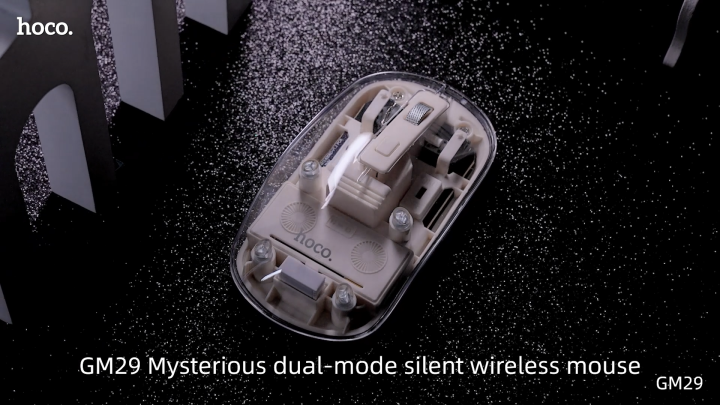 HOCO GM29 เม้าส์บลูทูธไร้สาย พร้อมตัวรับสัญญาณ Dual-mode Silent ...