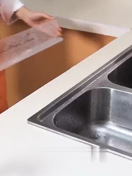 Kitchen Sink Transparent Water Barrier Household Waterproof Splash ...