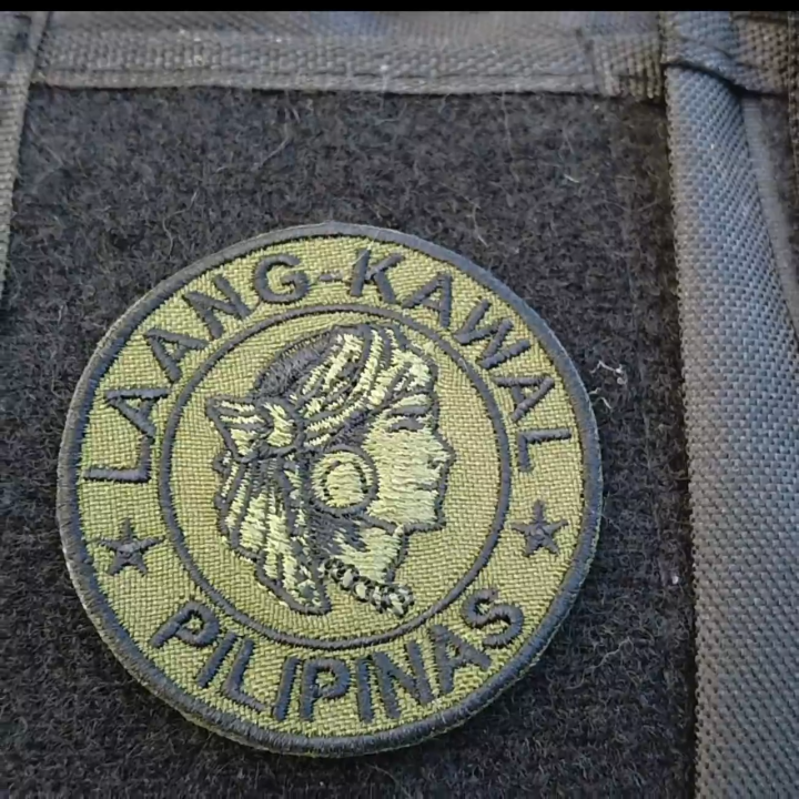 Laang-Kawal Embroidered Patch with Velcro (Magic Tape) - 2.5 inches and ...