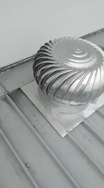 24Inch 600mm Stainless Steel Roof Ventilation Wind Turbine Unpowered ...
