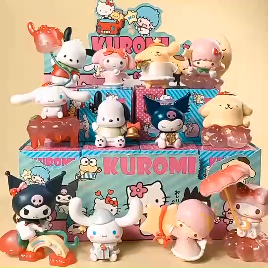 KUROM! Sanrio kuromi Werewolf Kill Series กล่องโมเดลตัวการ์ตูนคละแบบ ...