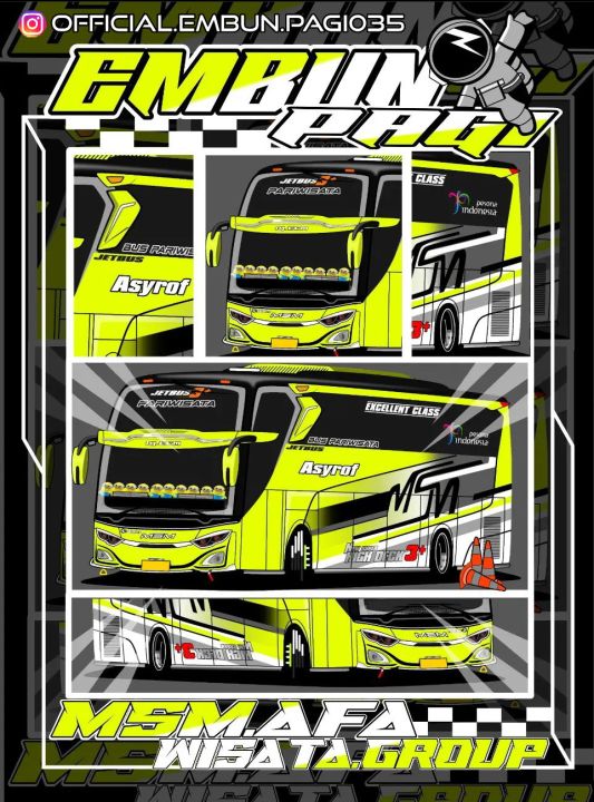 Stiker bus murah asyrof isi 30 pcs | Lazada Indonesia