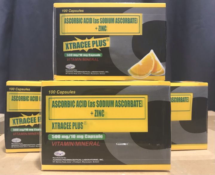 XTRACEE PLUS - ASCORBIC ACID (as SODIUM ASCORBATE) +ZINC | Lazada PH