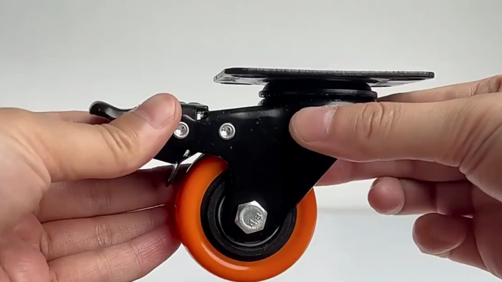 4PCS Gold Diamond Caster Wheel Set 1.5 Inch/2 Inch Heavy Duty Swivel ...