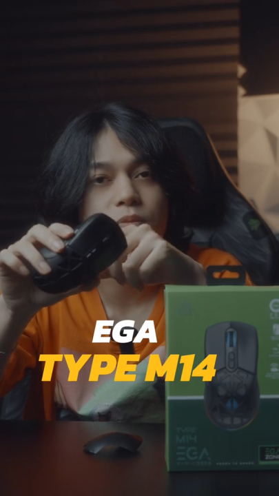 EGA Type M14 Gaming Mouse เมาส์เกมมิ่งไร้สาย Bluetooth/Wireless มีไฟ ...