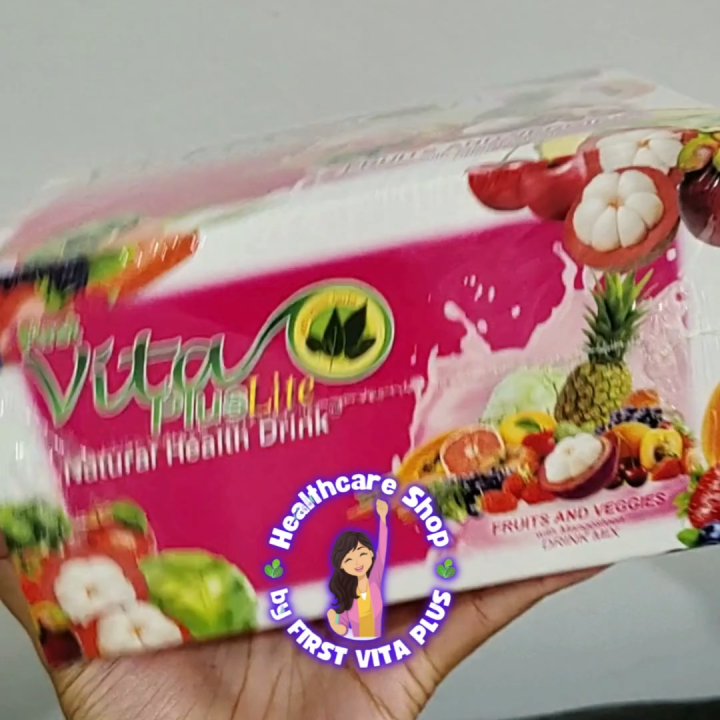 Fruits And Veggies With Mangosteen Drink Mix First Vita Plus Natural Health Drink Health Pack ...