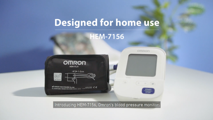 Omron HEM-7156T-A Automatic Upper Arm Blood Pressure Monitor BPM Digital w/ Bluetooth ...