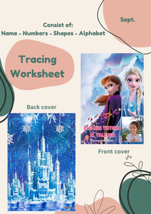 Personalized Tracing Worksheet 50 pages + freebies | Lazada PH