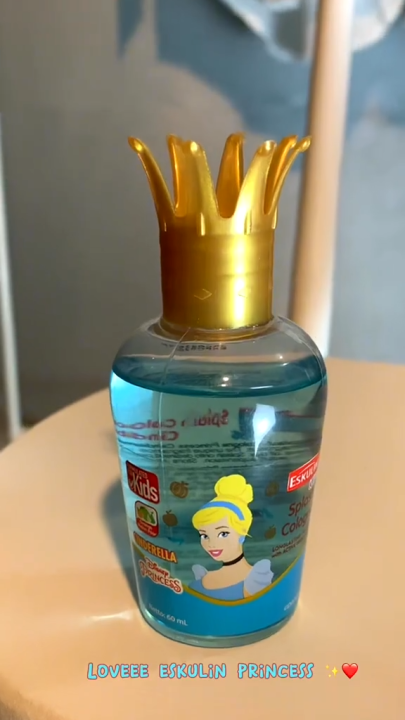 Eskulin Kids Splash Cologne edisi Princess Series 60 ML & 125 ML Disney ...