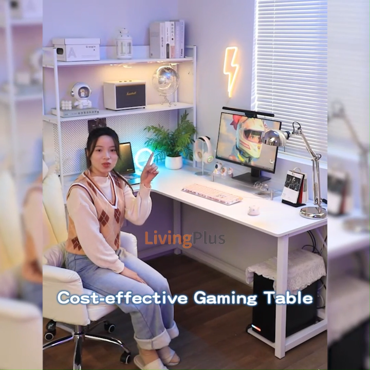 Study Table Computer Table L Shape Table Desk Gaming Table Office Table ...