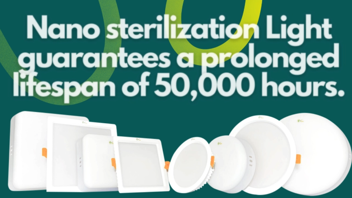 EV Sun Nano Sterilization LED Light / Recessed Down Light / Surface ...