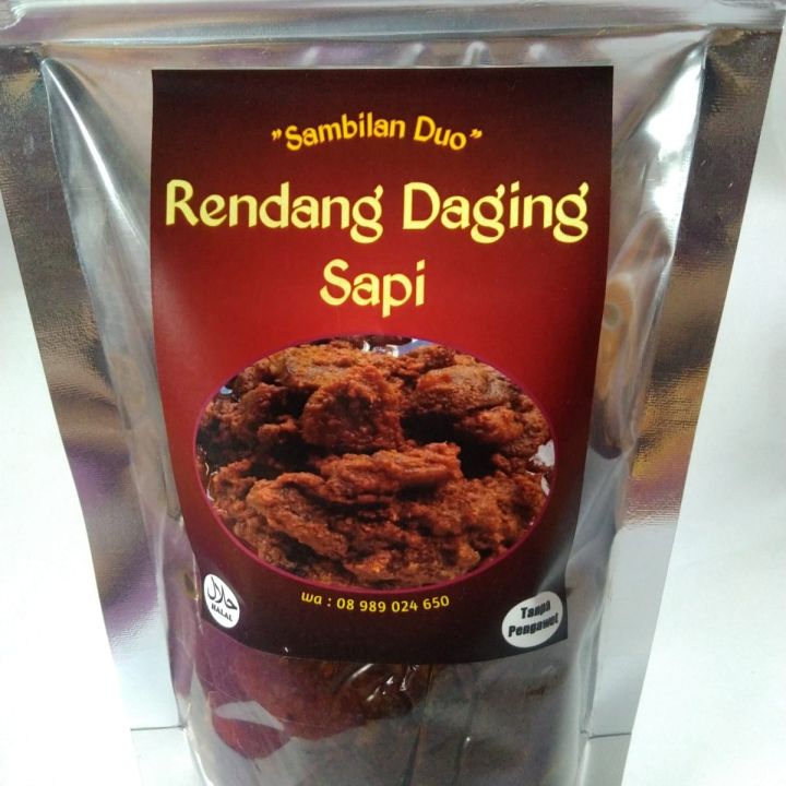 Rendang daging sapi padang frozen/kemasan 150gr | Lazada Indonesia