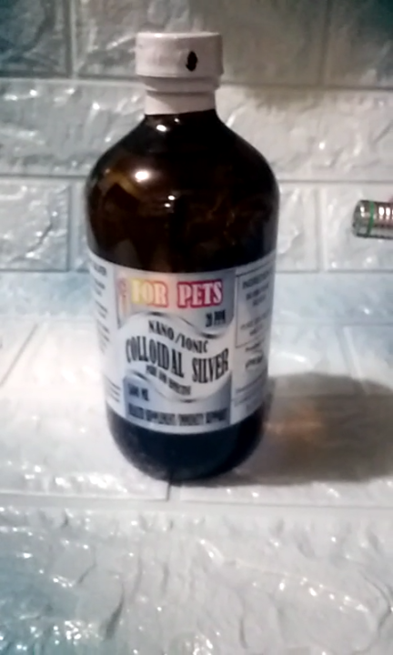 NANO/IONIC/COLLOIDAL SILVER WITH SPRAYER,SYRINGE 250ML 20PPM FOR PETS ...