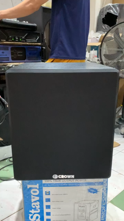 2022 Crown BW-12 350W 12 inch Active Subwoofer | Lazada PH