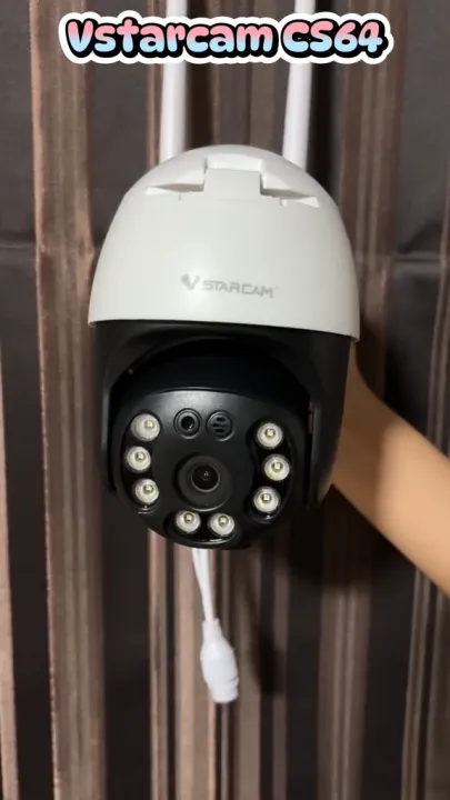 Vstarcam CS64 ความละเอียด 3MP กล้องวงจรปิดไร้สาย กล้องนอกบ้าน Outdoor ...