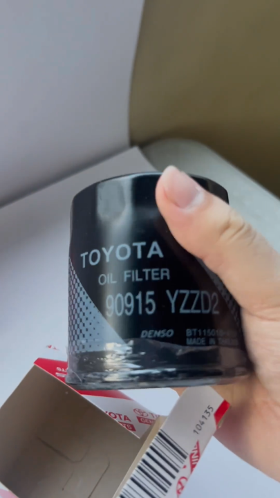 OIL FILTER TOYOTA INNOVA/ FORTUNER/ HILUX/ HIACE 2005-2020 90915-YZZD2 ...