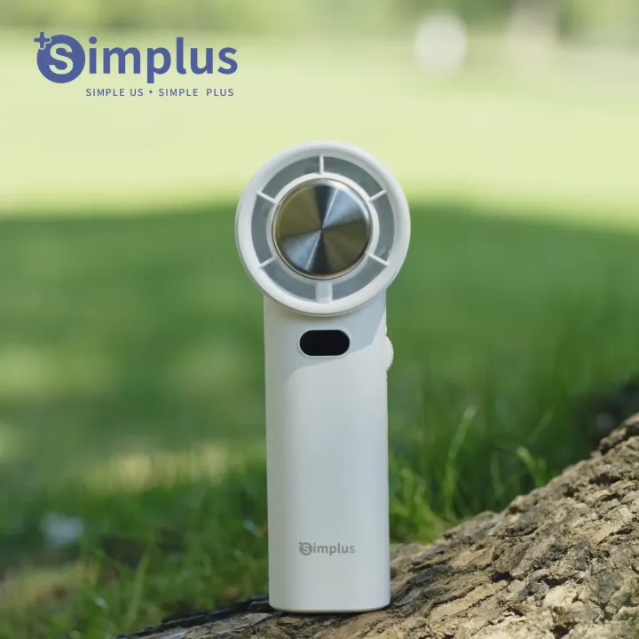Simplus Outlets🔥 พัดลมมือถือขนาดเล็ก ฟังก์ชั่นไอเย็น ความเร็ว 100 ระดับ ชาร์จ Type-C แบตเตอรี่ ...