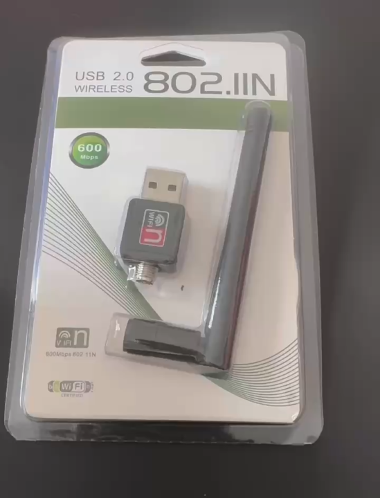 USB Wifi 802.11n 2.4GHz 600Mbps ตัวรับ Adapter Wi-Fi | Lazada.co.th