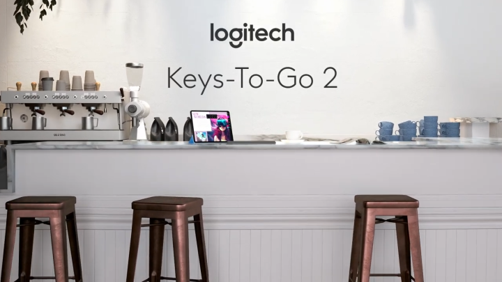 Logitech Keys-To-Go 2 Portable Wireless iPad Keyboard With Built-in ...