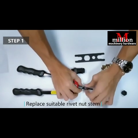BT-606/605 M3-M10 Labor-saving Manual Hand Riveter Double Insert Manual ...