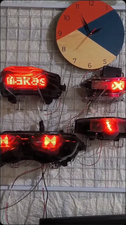 STOPLAMP RUNNING TEXT DOT MATRIX MIO SPORTY/M3/SOUL/GT 20 MODE OTOMATIS ...