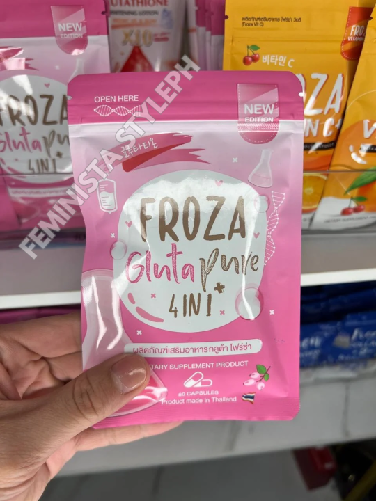 FROZA GLUTA PURE 4 IN 1 100% ORIGINAL FROM THAILAND (60 CAPSULES ...
