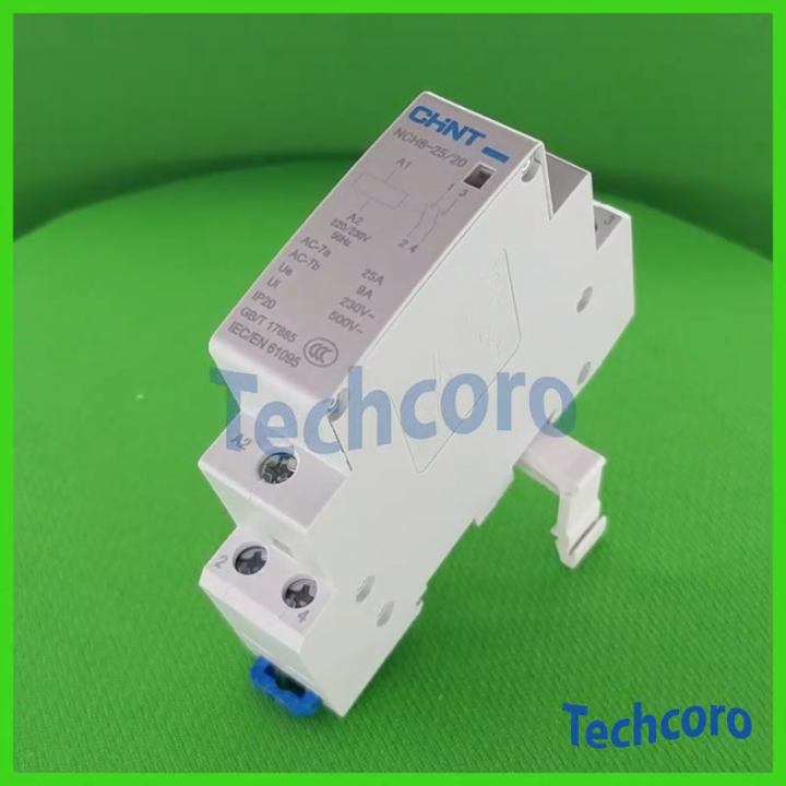 Khởi động từ 1 pha 25A - 220V, khởi động từ CHINT NCH8, thiết bị đóng ...