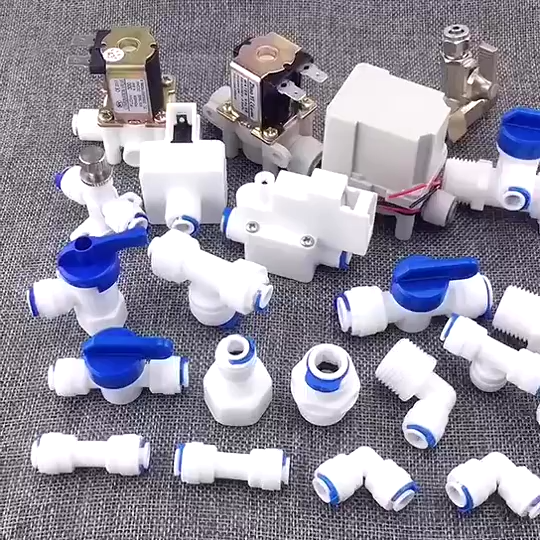 Water Filter Fitting RO Water Fitting Hand Valve Union Connector quick ...